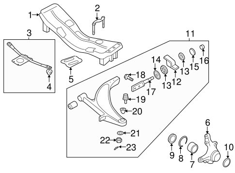 Suspension Components for 2004 Subaru Impreza OEM Parts Online