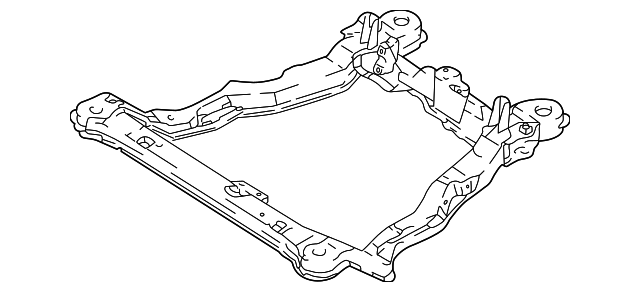 Genuine Engine Cradle for 2001-2006 Hyundai Santa Fe | Part# 62410 ...