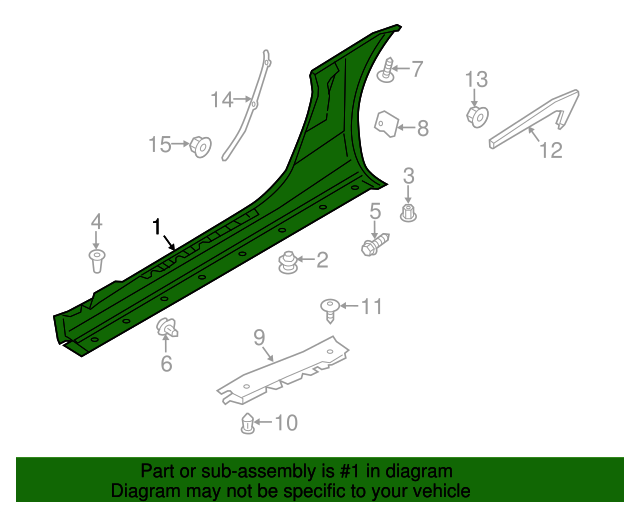 Genuine Porsche 981-504-661-81 |Rocker Molding | FREE Shipping on Most ...