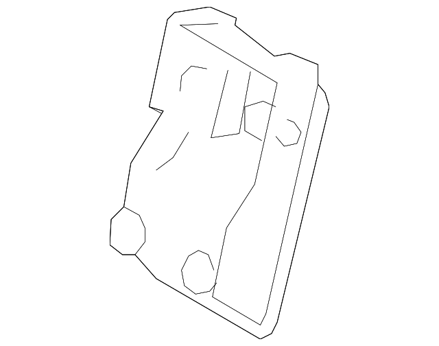 72909-08011-B1 - Folding Seat Latch Release Handle Bezel - 2011-2014 ...