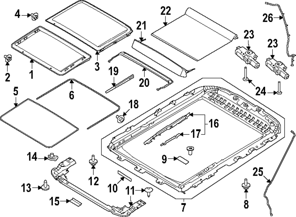 2023-2024 Ford Insert Panel PC3Z-26518B40-A | OEM Parts Online