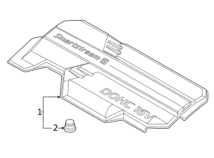 2021-2023 Hyundai Elantra Engine Cover 29240-2J010 | AutoNationParts.com
