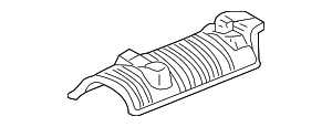 74655-SCV-A00 - 2003-2011 Honda Element - Plate Muffler Baffle ...
