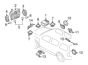 28157-7S200 - Speaker 2004-2020 Infiniti | AutoNationParts.com