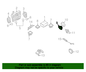 28157-7S200 - Speaker 2004-2020 Infiniti | AutoNationParts.com