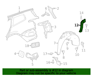 2020-2023 Cadillac XT6 Side Bracket - Passenger Side (RH) 84208912 ...
