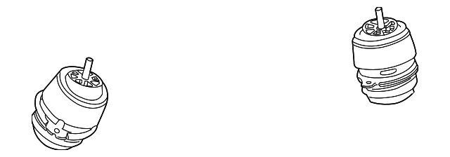 2004-2018 Porsche Cayenne Motor Mount 955-375-049-00 | Gaudin Porsche Parts