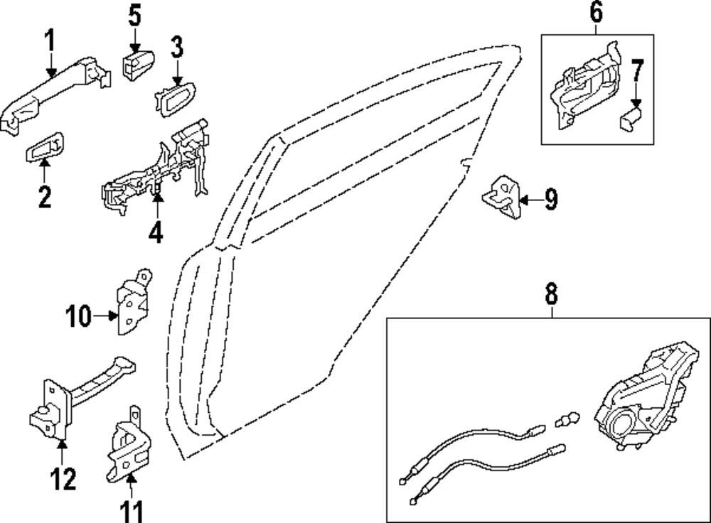 62124VC001 - 2022-2024 Subaru WRX - Door Check | Subaru Parts HQ