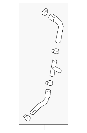2020-2021 Cadillac CT4 Radiator Inlet Hose 84697668 | GMPartsDirect.com