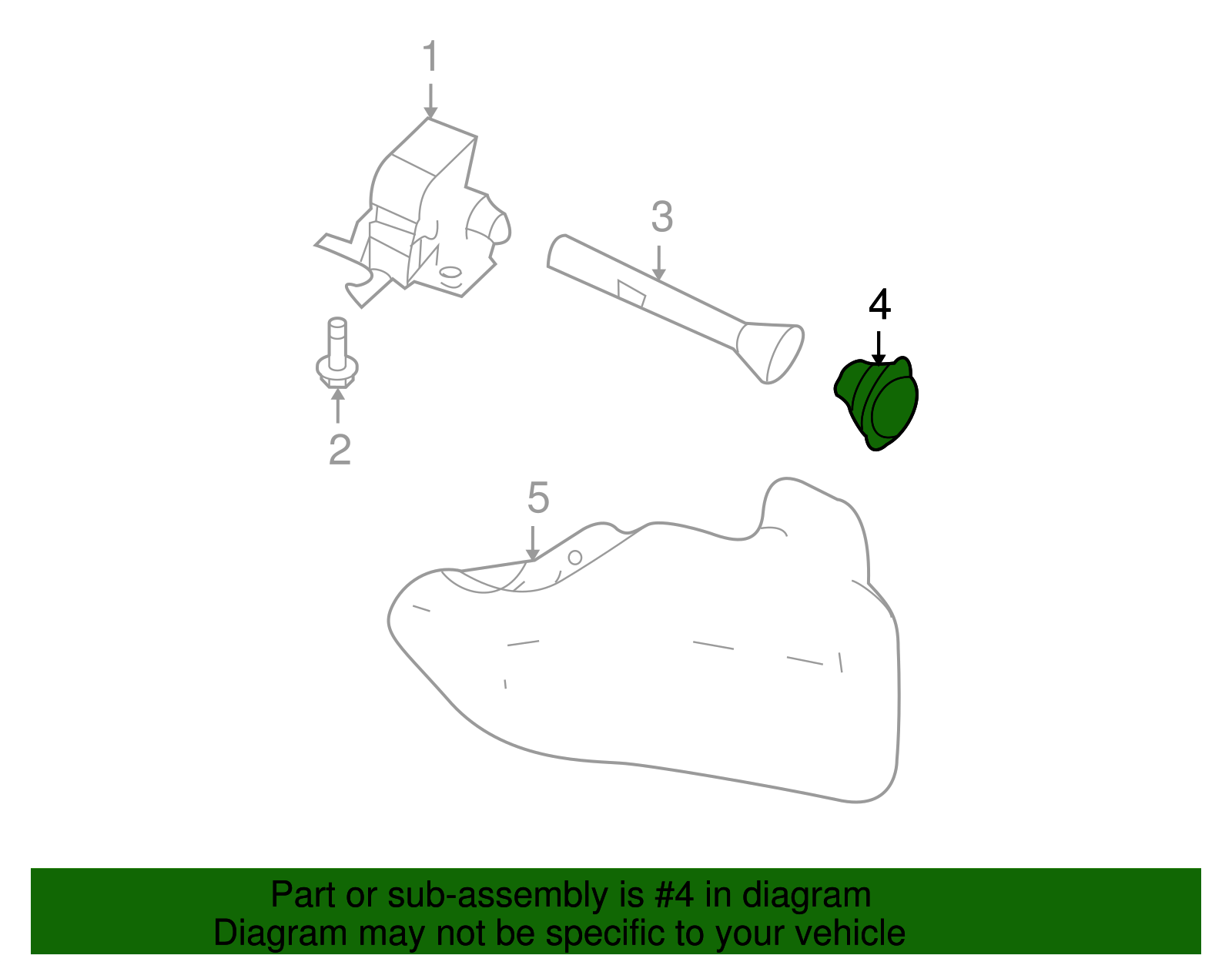 2004-2014 Ford OEM NEW 02-14 Ford F150 Explorer Spare Tire Lock Service ...