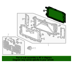 2014-2019 GM Radiator Air Seal 23322448 | TascaParts.com