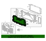 2016-2019 Chevrolet Front Bumper Shutter 85632898 GM | GMPartsDirect.com