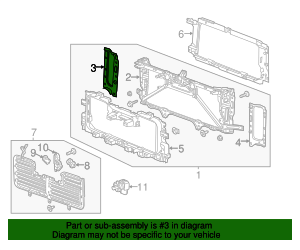 2019-2023 GM Side Panel 84625277 GM | GMPartsDirect.com