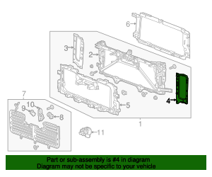 2019-2023 GM Side Panel 84625276 | AutoNationParts.com