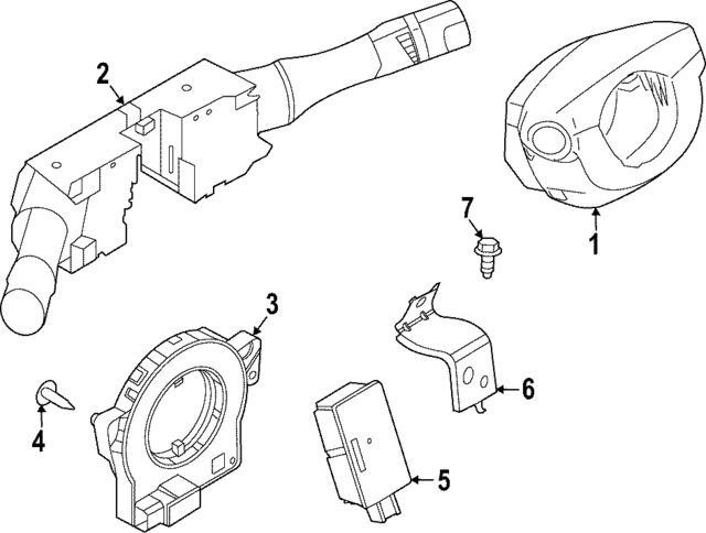 2024 Nissan Frontier Combo Switch 25560-9BU1A | Team Nissan Inc.