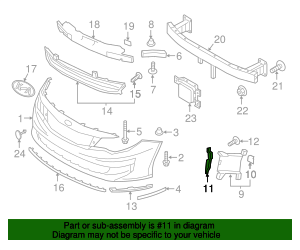 2016-2018 Kia Optima Trim Bezel 86567-D4000 | OEM Parts Online