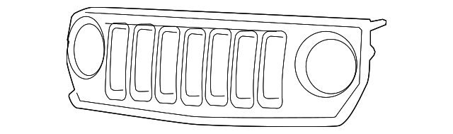 2011-2017 Jeep Patriot Grille 68091526AA | TascaParts.com
