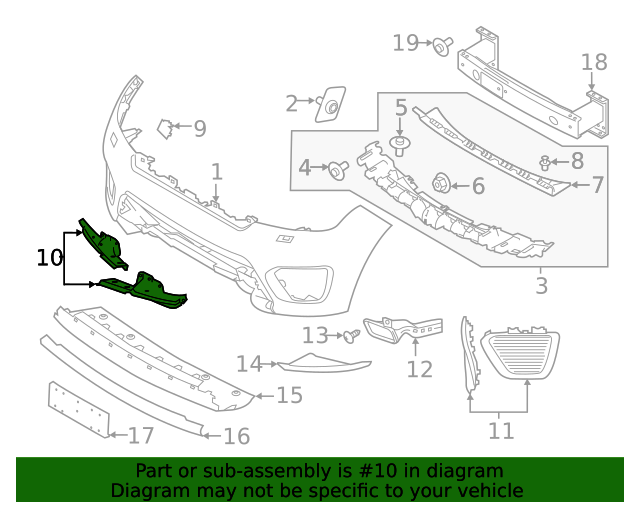2018-2022 Land Rover Range Rover Sport Deflector LR104017 | JaguarParts.com