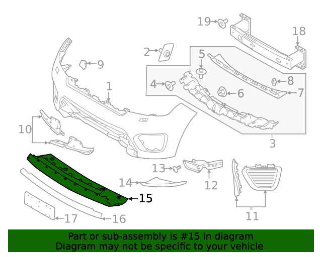 Genuine OEM Lower Cover Part# LR103741 Fits 2018-2022 Land Rover Range ...