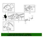 39088192 - Front Passenger Side Wheelhouse Panel Brace 2016-2019 ...