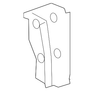 2016-2019 Chevrolet Cruze Radiator Support Tie Bar Bracket 39018922 ...