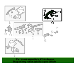 2016-2019 Chevrolet Cruze Driver Side Front Compartment Upper Side Rail ...