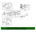 2016-2019 Chevrolet Cruze Passenger Side Front Fender Bracket 13453298 ...