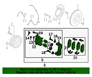 2020-2024 Hyundai Palisade Caliper Assembly 58110-S8000 | OEM Parts Online