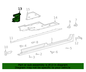 2021-2024 Toyota Sienna Under Cover 58165-08040 | OEM Parts Online