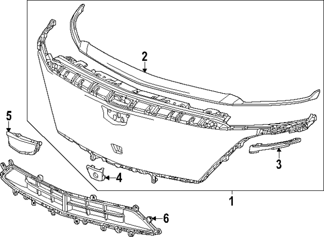 2024 Cadillac LYRIQ F Grille 86509833 GM | GMPartsDirect.com
