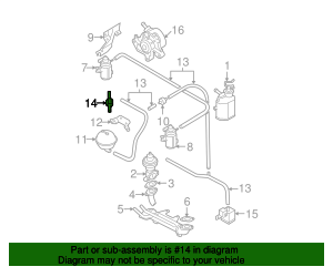 1998-2005 Volkswagen Connector Pipe 06A-133-382-K | QuirkParts