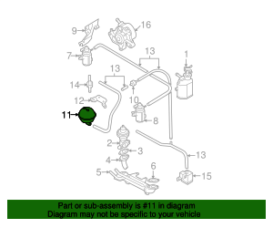 1998-2008 Volkswagen Tank 7M0-129-808 | OEM Parts Online