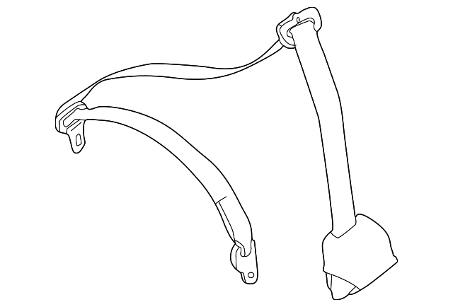 Genuine BMW 72-11-8-235-557 | Seat Belt Assembly | FREE Shipping on ...