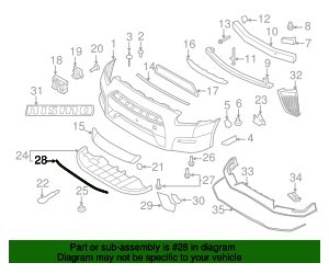 2012-2014 Nissan GT-R Guard 62066-JF00A | TascaParts.com