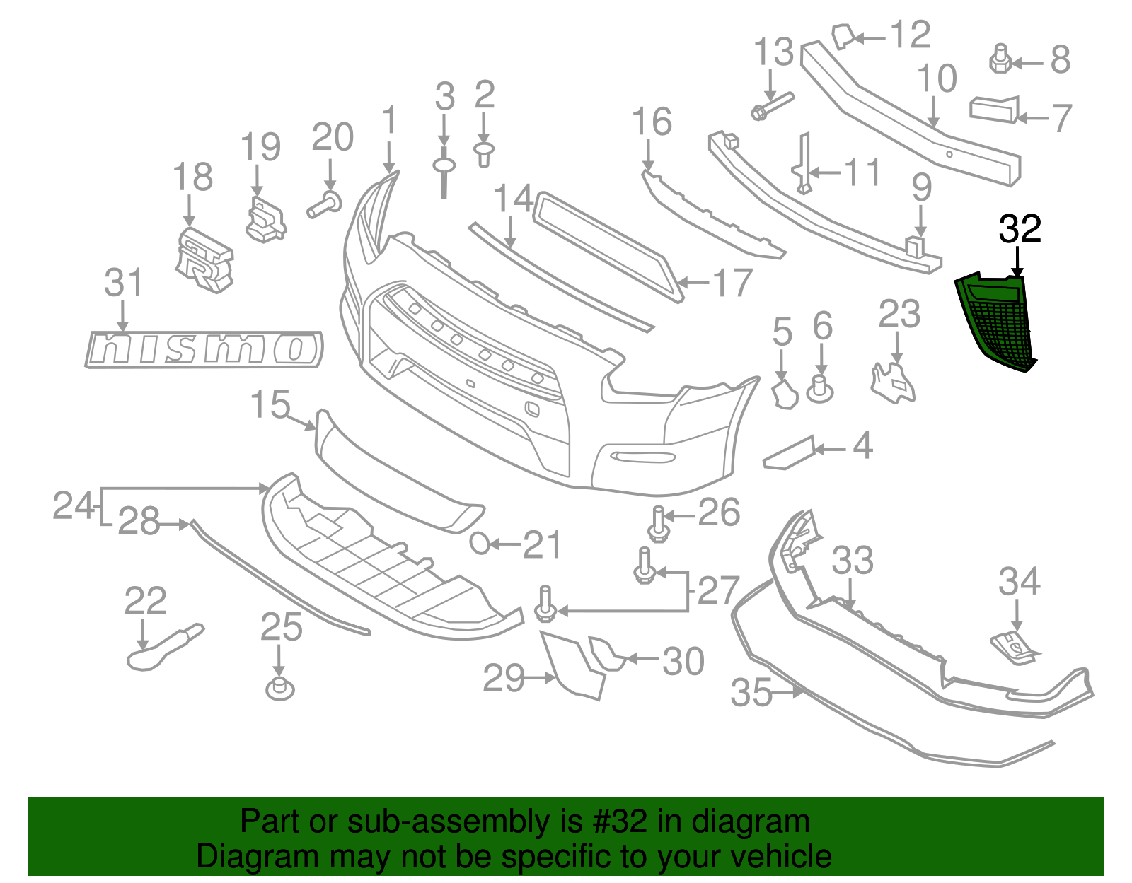 2020-2023 Nissan GT-R Finish Molding 62086-6HT0A | Ziegler Nissan of ...