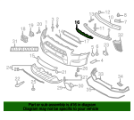 2017-2023 Nissan GT-R Upper Grille 62256-6AV0A | TascaParts.com