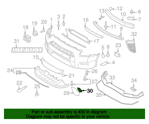 2015-2016 Nissan GT-R Stripe Seal 620D3-89S0A | QuirkParts