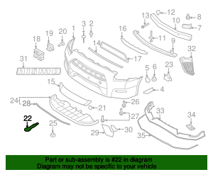 51112-1KA0A - Tow Hook 2011-2025 Nissan | Nissan Parts & Accessories Online