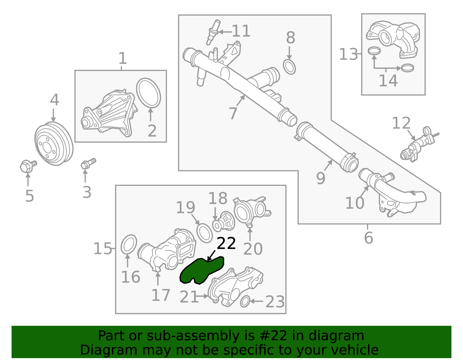 2018-2021 Ford F-150 Gasket JL3Z-8590-A | Awesome Parts