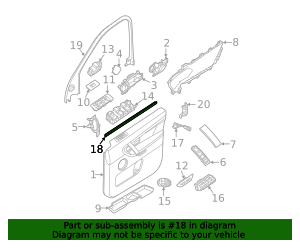 2015-2023 Land Rover Discovery Sport Belt Weather-Strip LR058547 ...