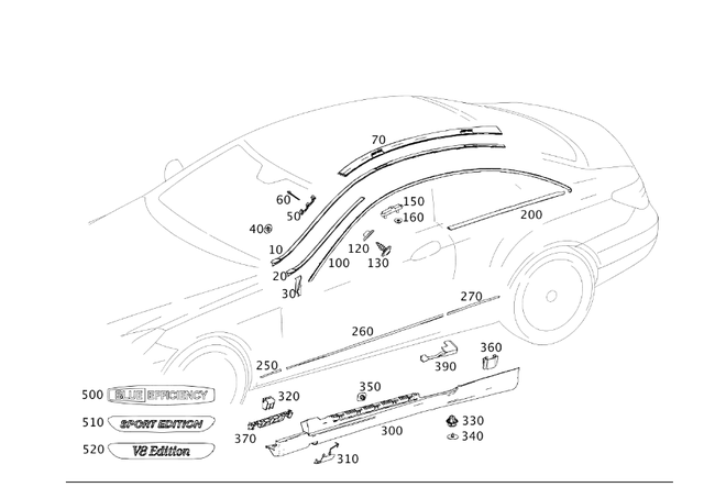 2010-2016 Mercedes-Benz Plug-In Fastener 000-991-44-95 | Mercedes-Benz ...