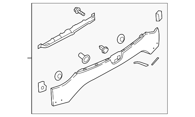 2017-2020 Mazda CX-5 Lower Molding KB8A-50-850C-PR | TascaParts.com