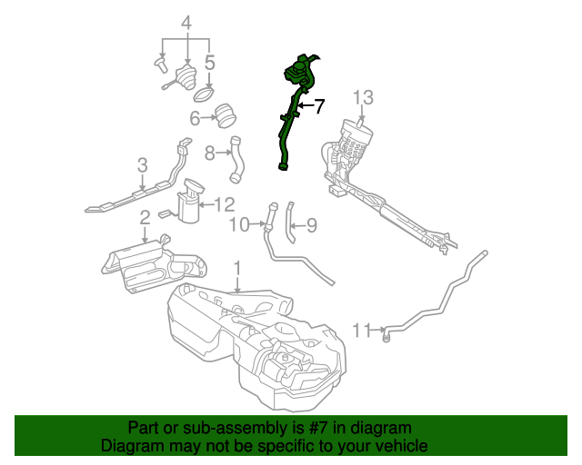 211-470-52-20 - Filler Neck 2006-2011 Mercedes-Benz | Mercedes-Benz USA ...