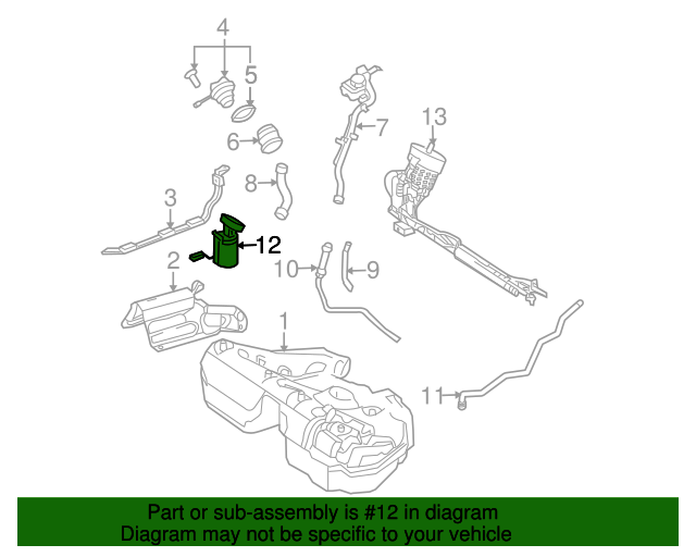 2114703694 - Fuel Pump Assembly 2007-2011 Mercedes-Benz ...