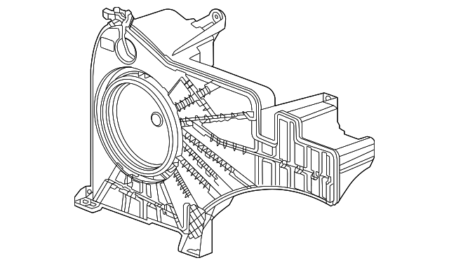 2021-2024 Cadillac Rear Compartment Speaker 84877614 GM | GMPartsDirect.com