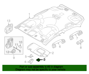 2012-2021 Mopar Center Pillar Trim Nut 6509809AA | TascaParts.com
