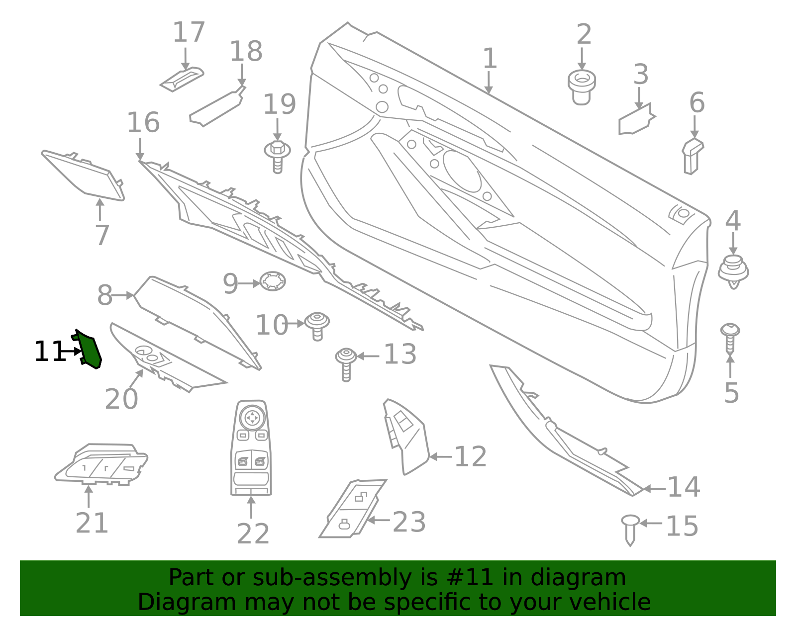 2019-2025 BMW 2019-2024 BMW - Outer Cover 51-41-6-994-560 | BMW Parts ...