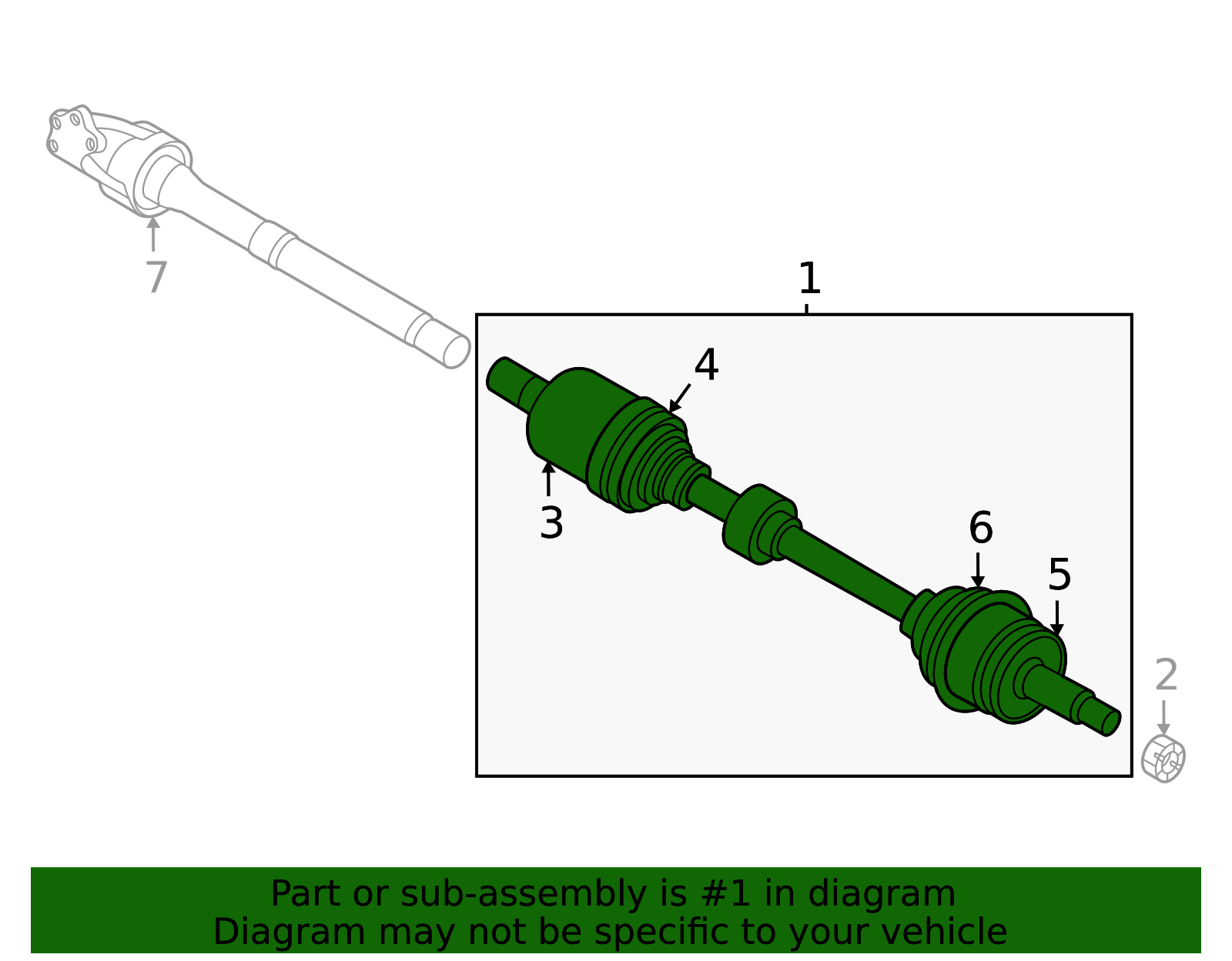 Genuine Axle Assembly for 2022-2025 Hyundai Tucson | Part# 49500-P0200 ...
