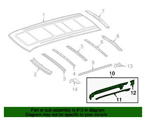 447-630-24-00 - Roof Rail 2016-2023 Mercedes-Benz Metris | Mercedes ...