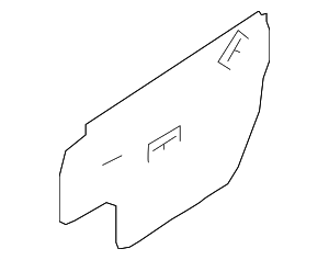 2013-2022 Nissan Water Deflector - Driver's Side (LH) 80861-3NF0A ...